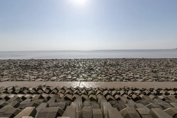 Sea dikes near beach — Stock Photo © liushengfilm #72717757