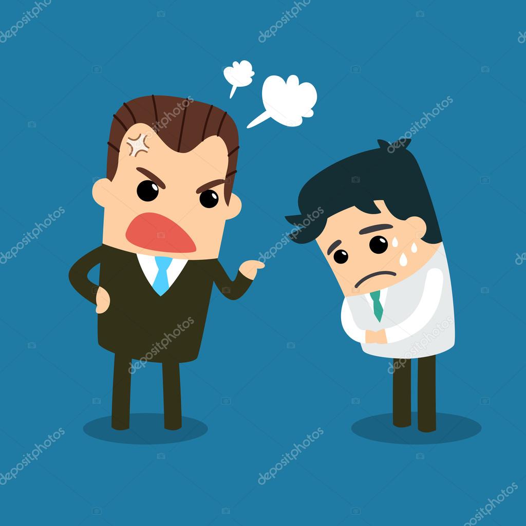 Bossy Person Cartoon