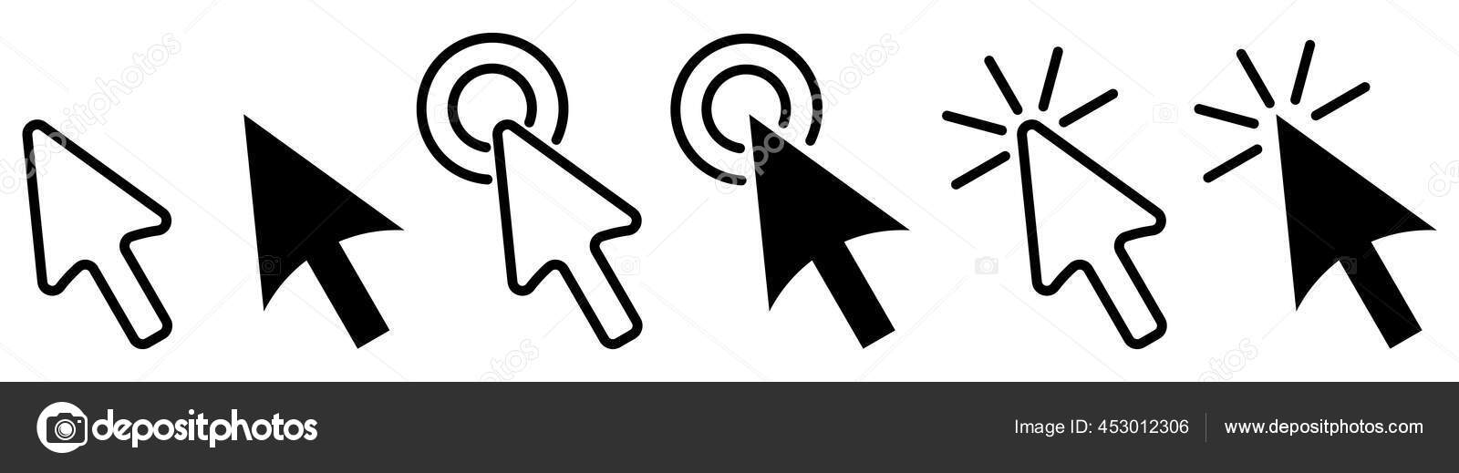 Computer Mouse Click Cursor Cursor Icon Vector Illustration Mouse Click ...