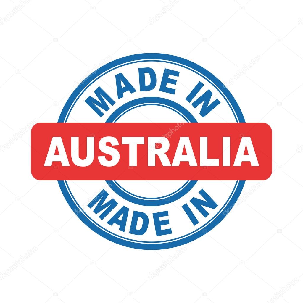 Made in Australia. Vector emblem flat Stock Vector Image by ©sanek13744 ...