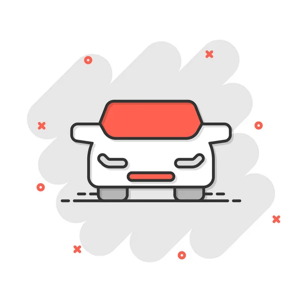 Auto Ikone Comic Stil Automobil Auto Vektor Cartoon Illustration ...