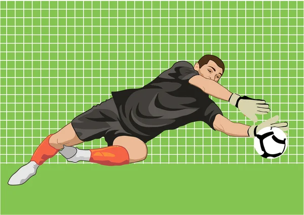 Goalkeeper by helmet imágenes de stock de arte vectorial | Depositphotos