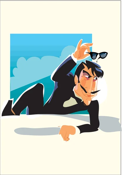 Cartoon Top Secret Agent — Stock Vector © ronleishman #13981769