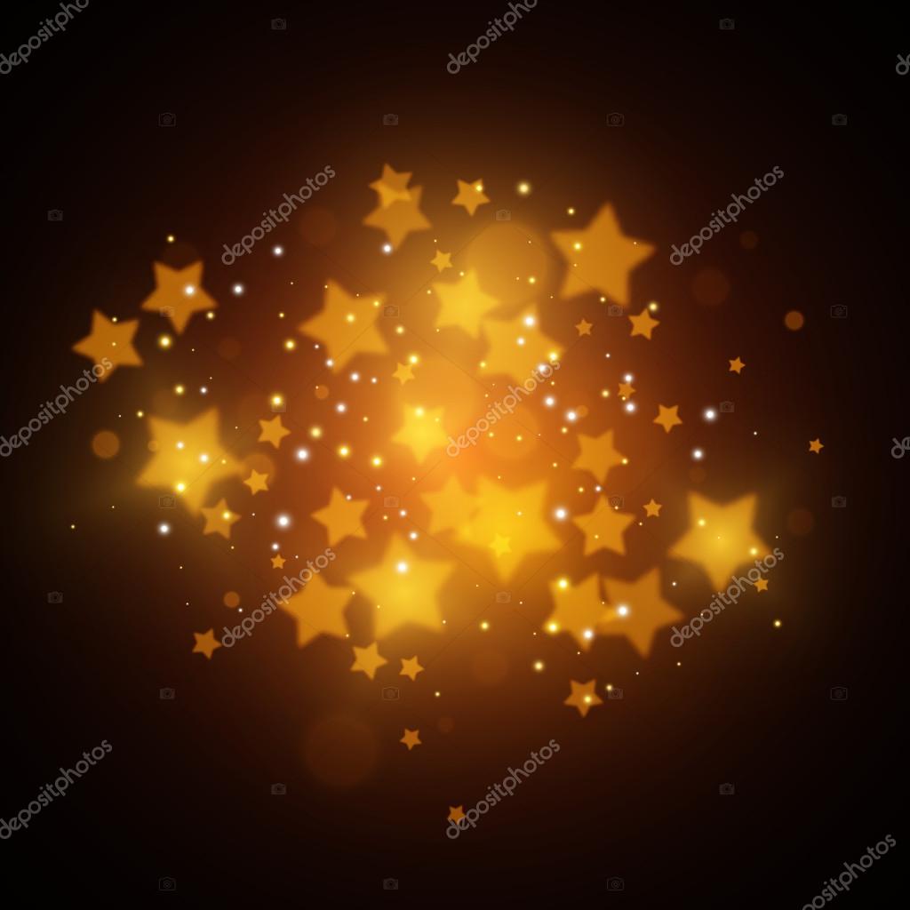 Magic Star Background Royalty Magic Stars Vector Overlay Gold Stars