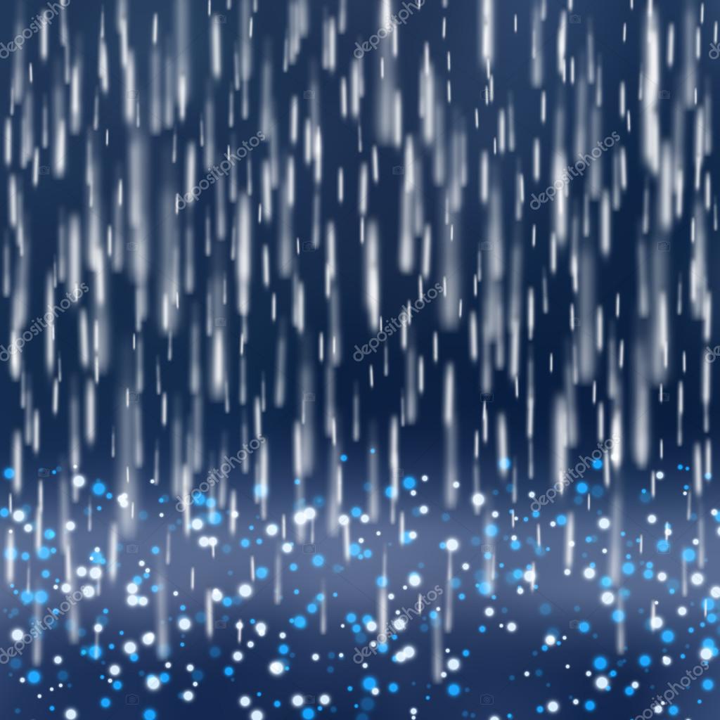 Background with rain. Vector illustration Stock Vector Image by ©Mr ...