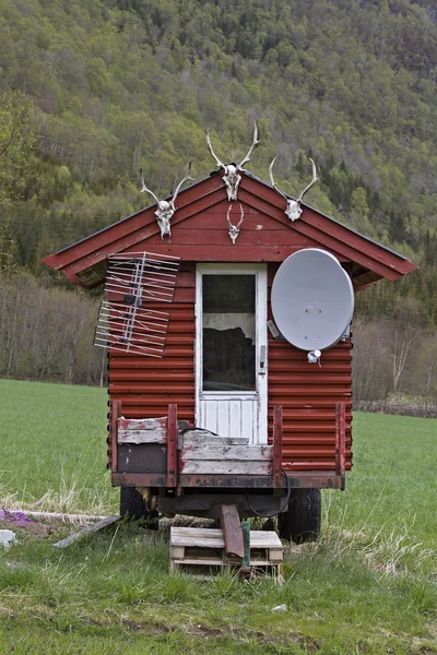 Norwegian Shepherd's hut Stock Photo by ©Tinieder 72532881