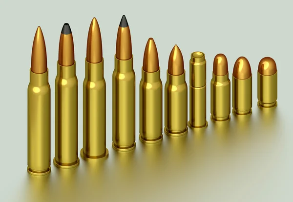 .306 Caliber Rifle Bullets — Stock Photo © abhbah05 #11501670