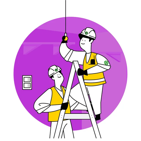 15,142,342 Electrician cartoon Vector Images | Depositphotos