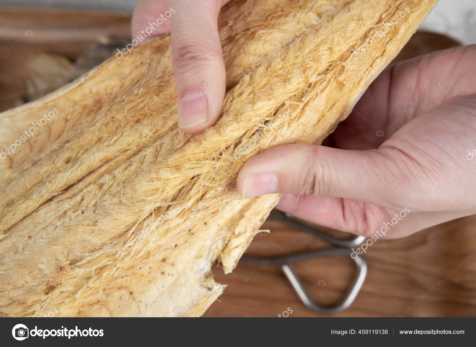 Korean Dried Fish Pollack Hwangtae — Stock Photo © submission@bbtree.co ...