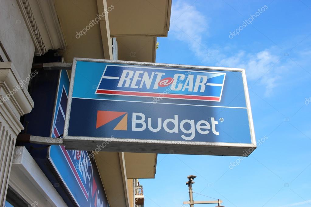 Budget Rent a Car Sign — Stock Editorial Photo © bensib #99739982
