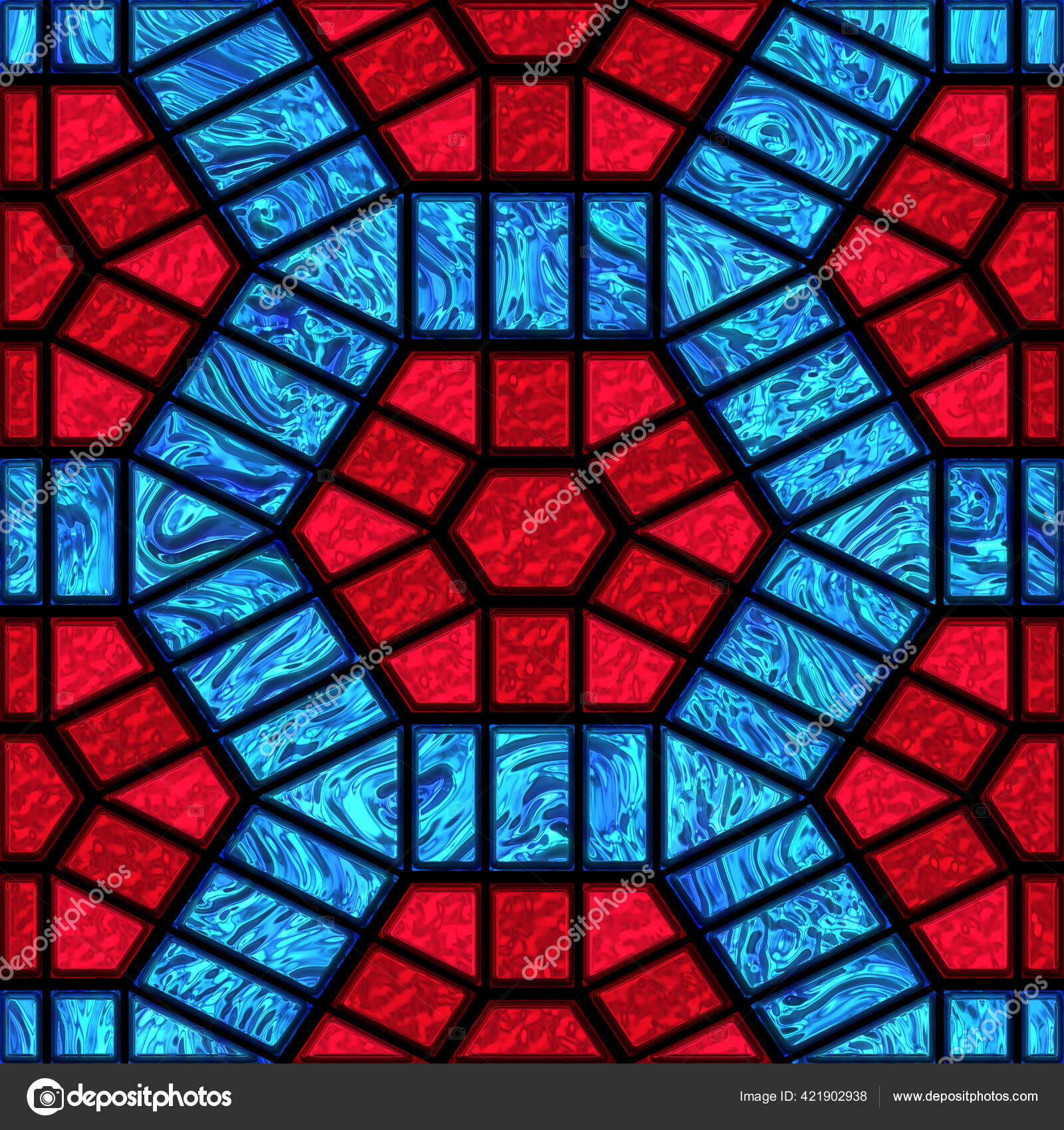 Seamless Bright Stained Glass Pattern Stock Photo by ©KseniyaOmega ...
