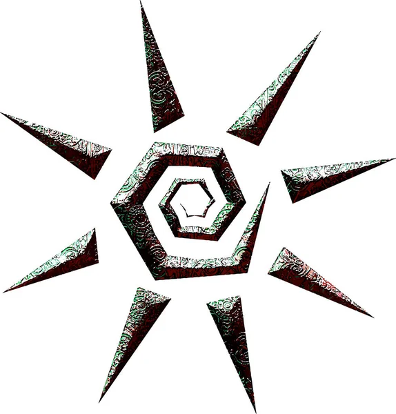 Silver Moon Isolated White Background Stock Illustration by ...