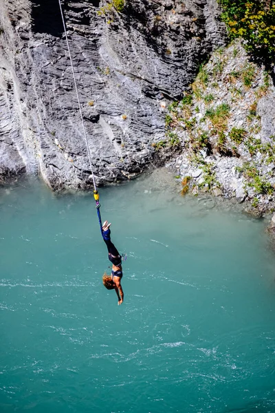 Bungee Jumping Off A Cliff