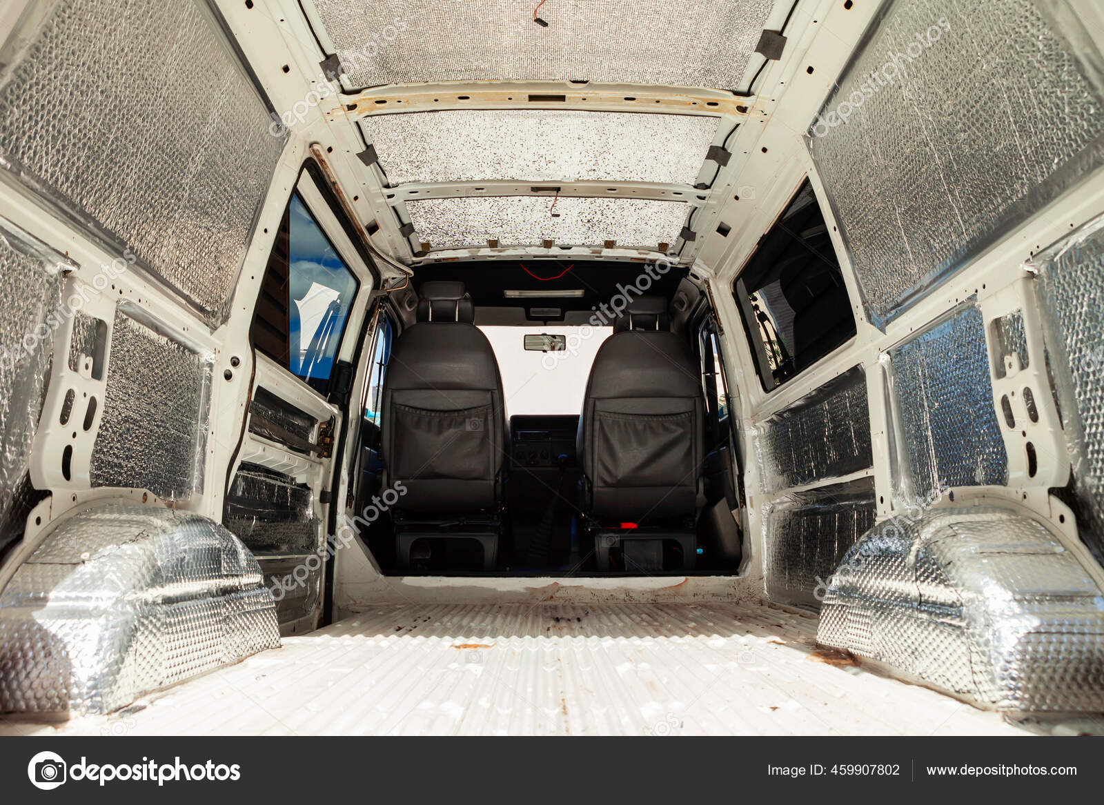 Conversion Van Camper Van Soundproofing Insulation Have Been Added Van ...