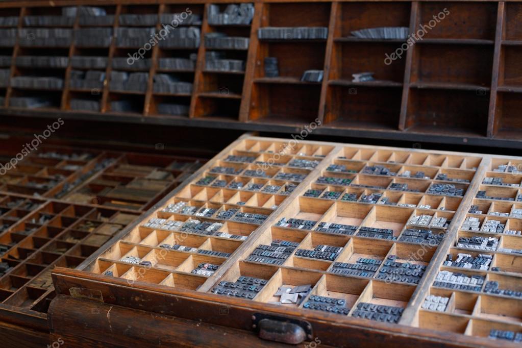 Metal printing press letters — Stock Photo © zlikovec #73646585 Metal printing press letters — Stock Photo © zlikovec #73646585