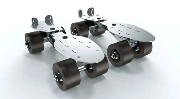 Red copper pipe isolated on a white background — Stock Photo © the ...