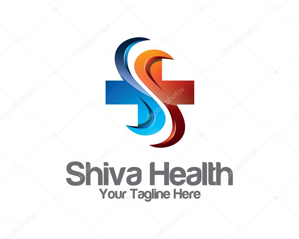 3D healthcare business identity logo template. Healthcare vector Stock ...
