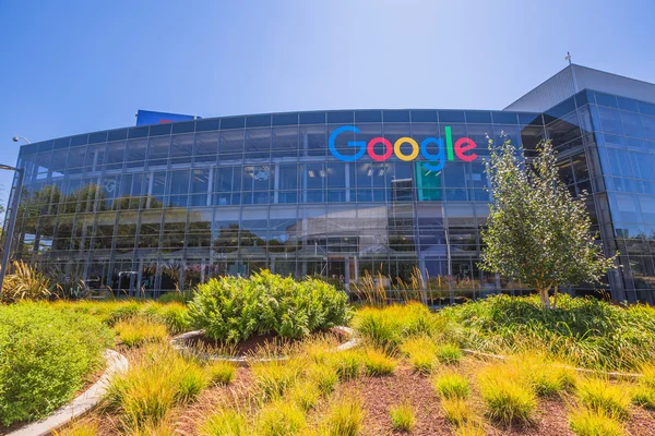 Exterior view of a Google headquarters building. – Stock Editorial ...