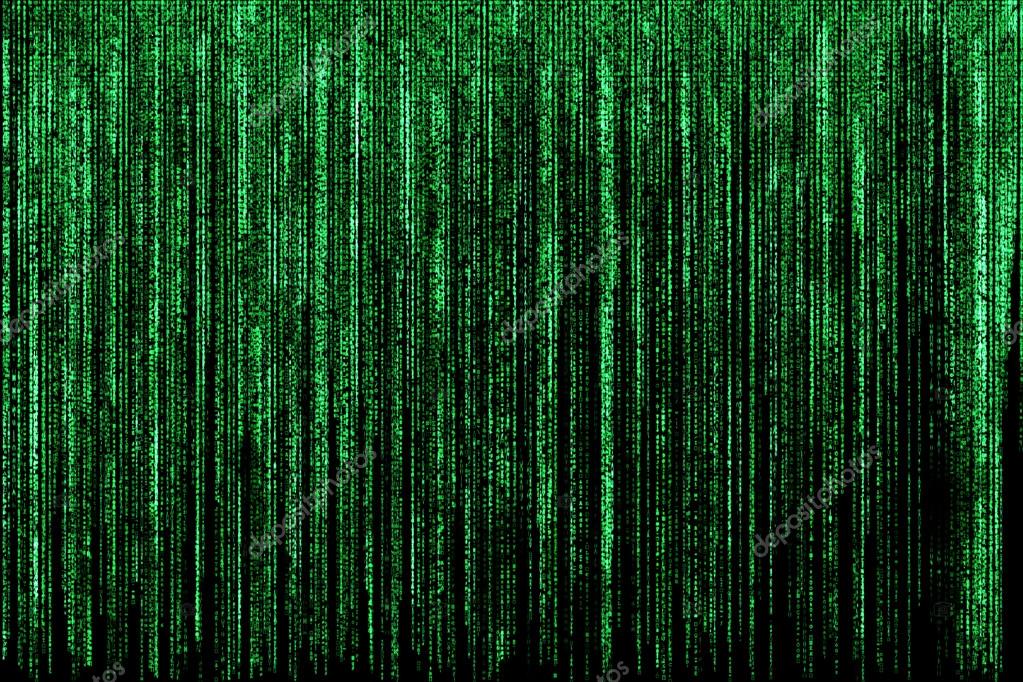 Matrix background Stock Illustration by ©bennymarty #76224355