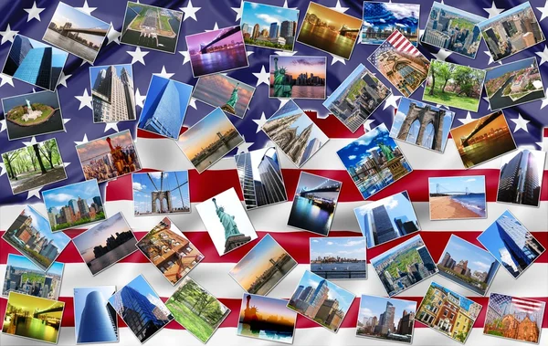 American landmarks collage Stock Photos, Royalty Free American ...