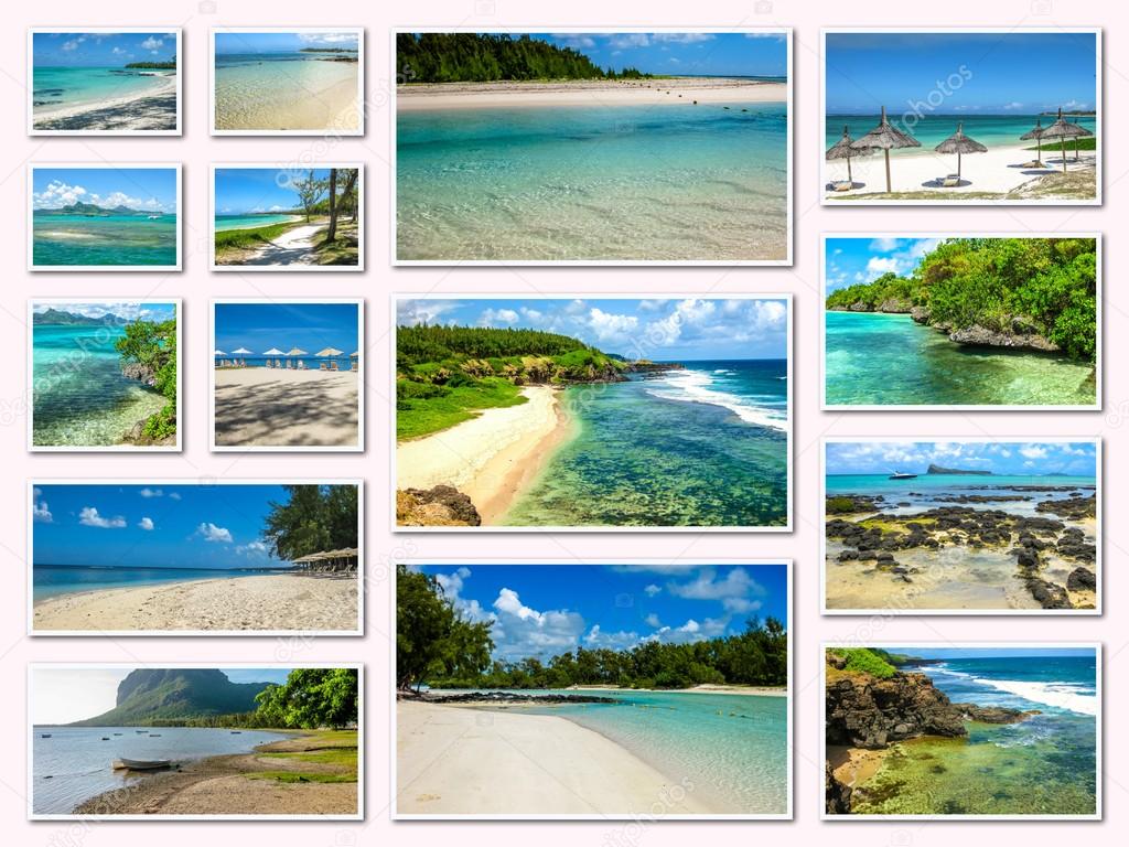 Mauritius pictures collage Stock Photo by ©bennymarty 90816444