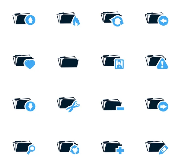 Folder Icons - Set 2 -- Silver Series Stock Vector Image by ©palsur ...