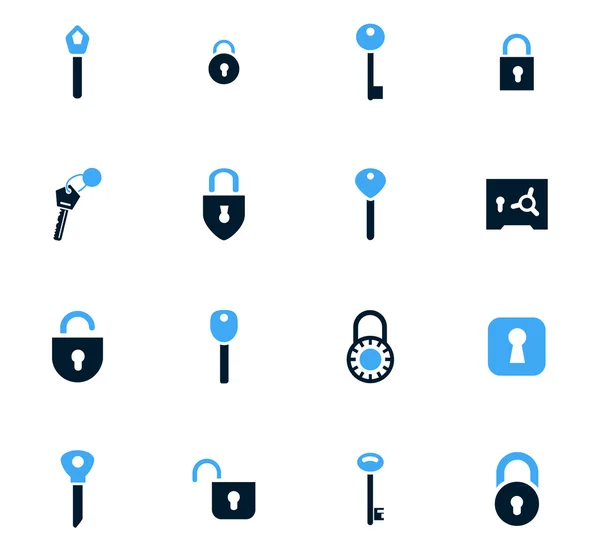 Key Lock Vector Icons Stock Vector Image by ©snipergraphics #185263948