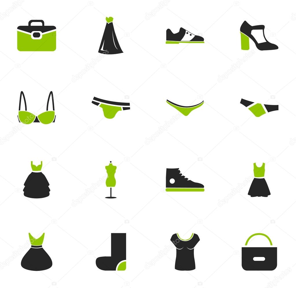 Conjunto de iconos de ropa Vector de stock #112675764 de ©Lisess