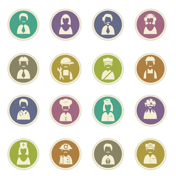 Occupation icon set Stock Vector Image by ©Lisess #87733096