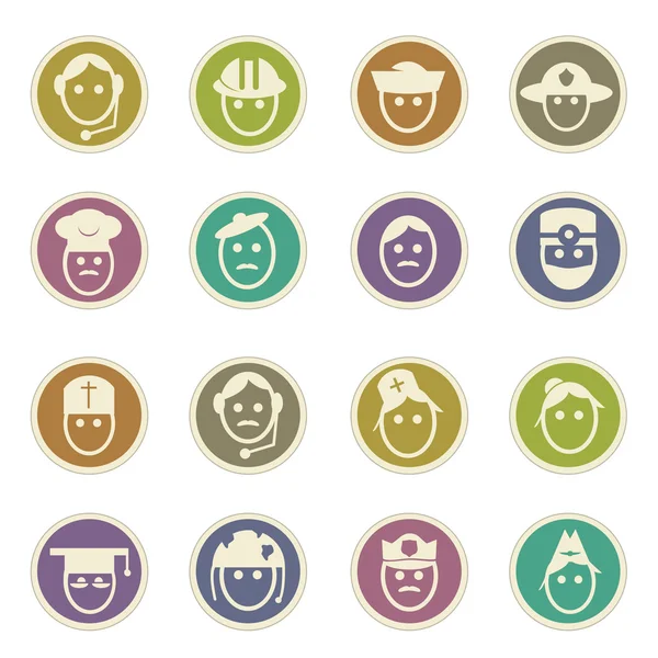Occupation icons set Stock Vector by ©Lisess 94058006