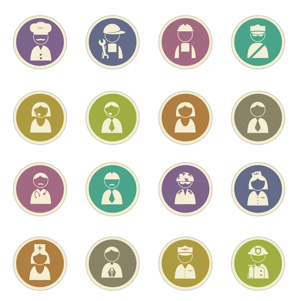 Occupation icon set Stock Vector Image by ©Lisess #87733096