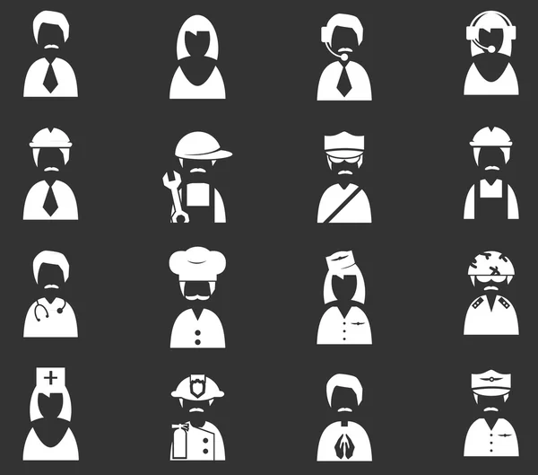 Occupation icons set Stock Vector by ©Lisess 94058006