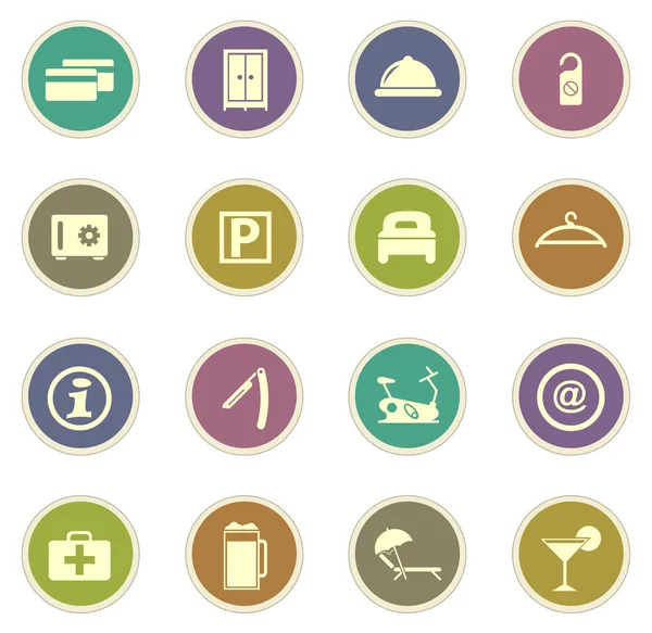 Set of hotel icons Stock Vector Image by ©macrovector #50260691