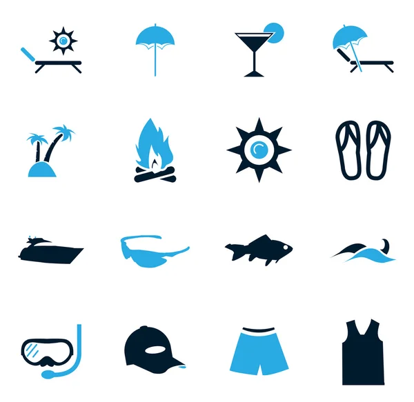 Symbole de plage images vectorielles, Symbole de plage vecteurs libres ...
