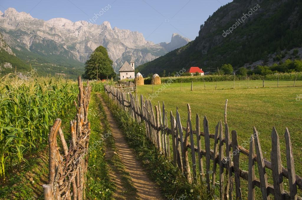 Theth Valley In Albanian Alps — Stock Photo © ollirg06 #73247319