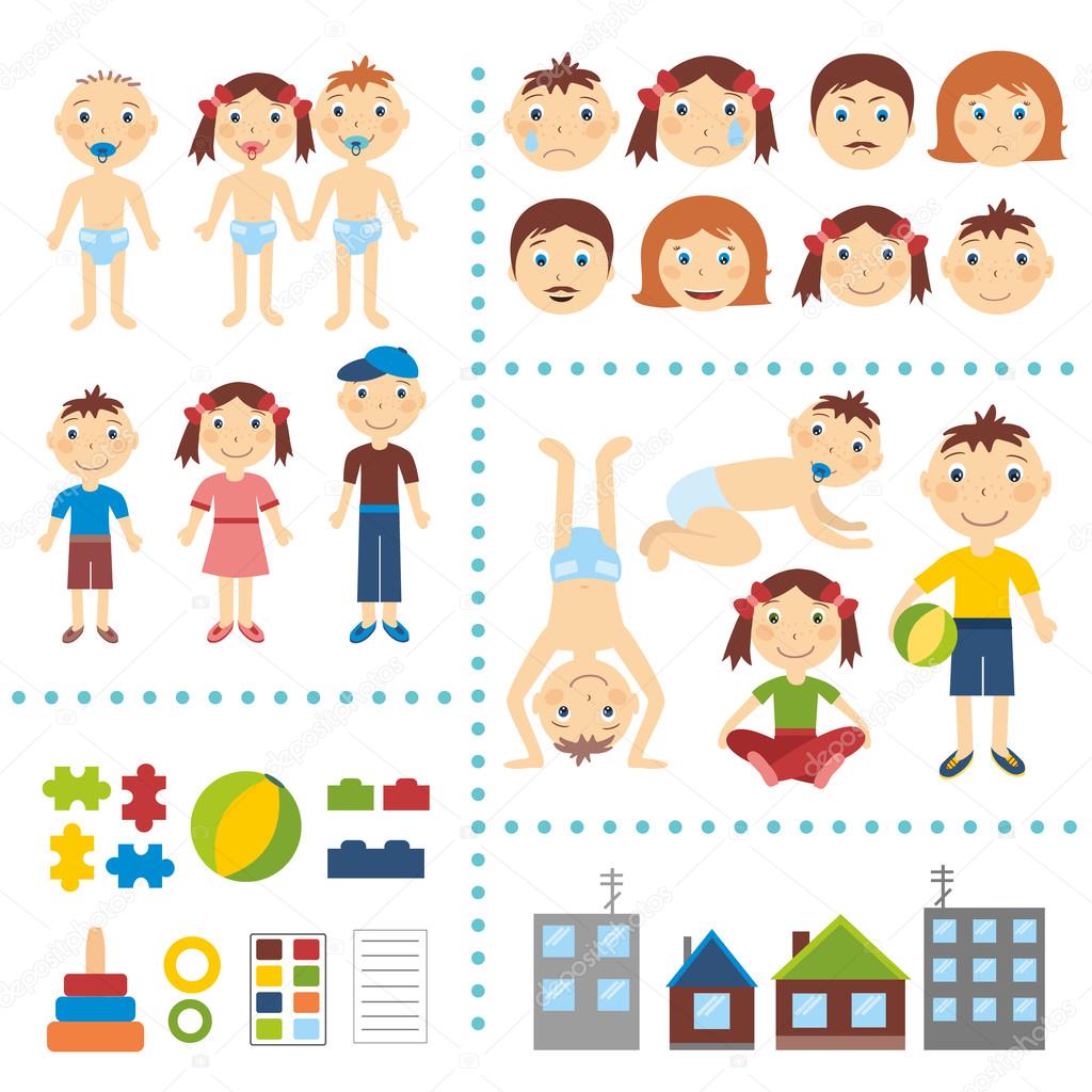 Childhood development Stock Vector by ©lisagerrard #78897930 Childhood development Stock Vector by ©lisagerrard #78897930