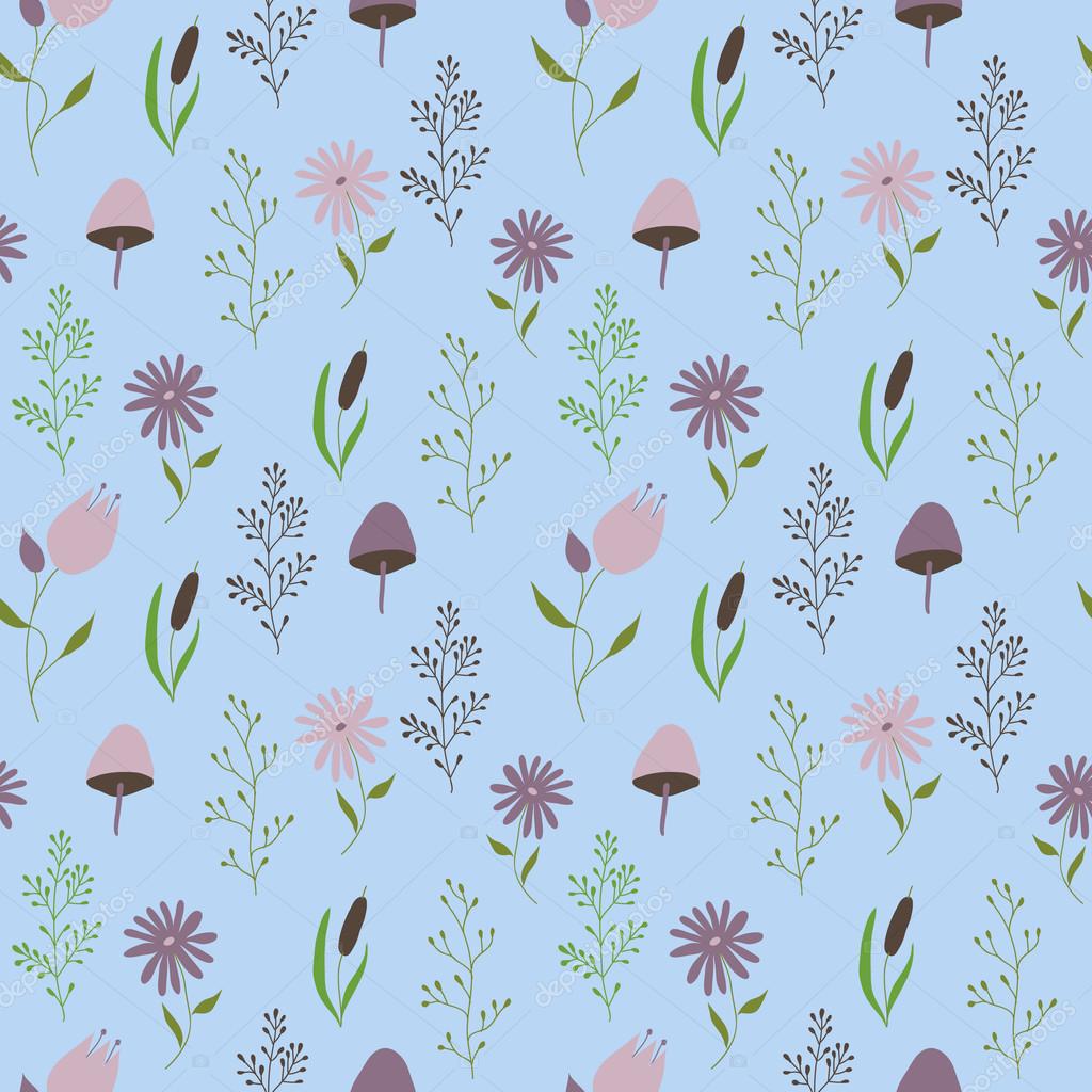 Romantic floral pattern Stock Vector Image by ©lisagerrard #78898522