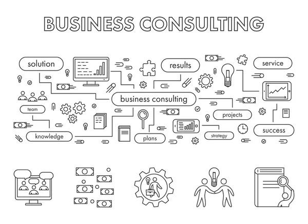 Consulting business banner Vector Art Stock Images | Depositphotos