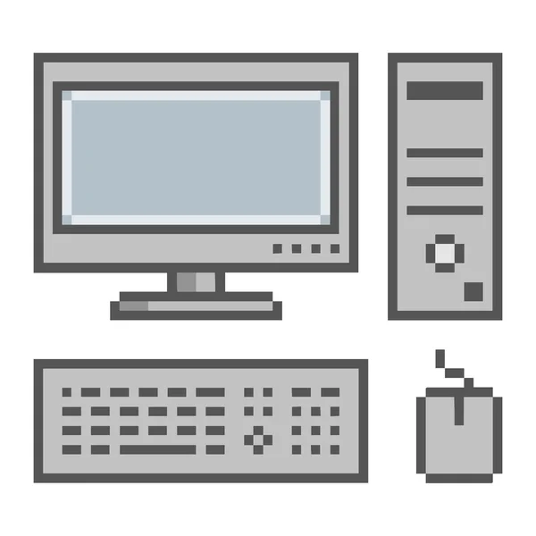 8 bit computer Imagens de Stock de Arte Vetorial | Depositphotos