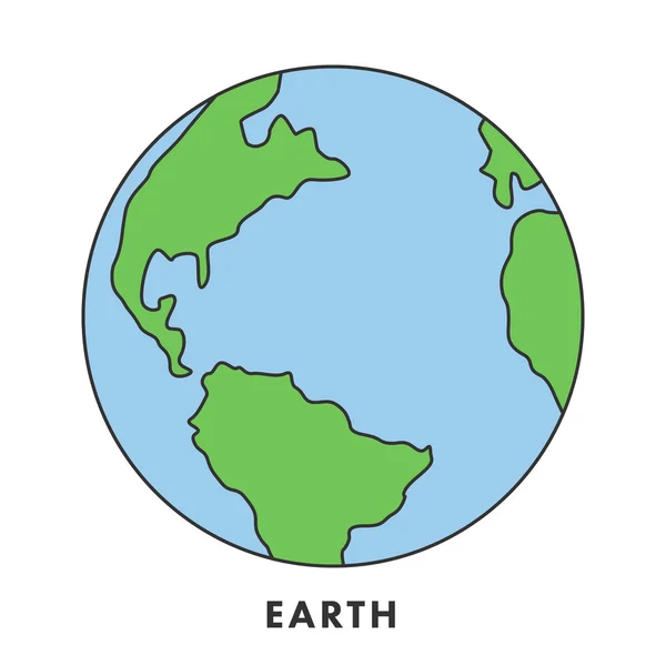 Simple Earth Drawing