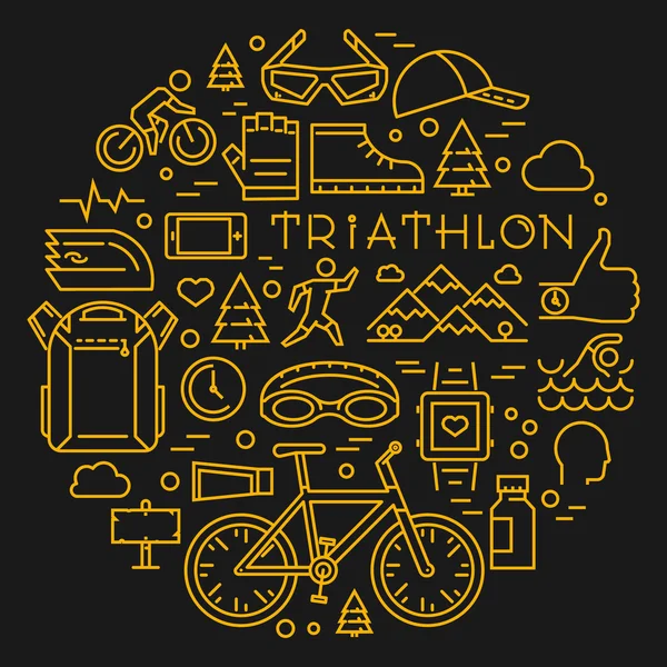 Triathlon Logo Vector