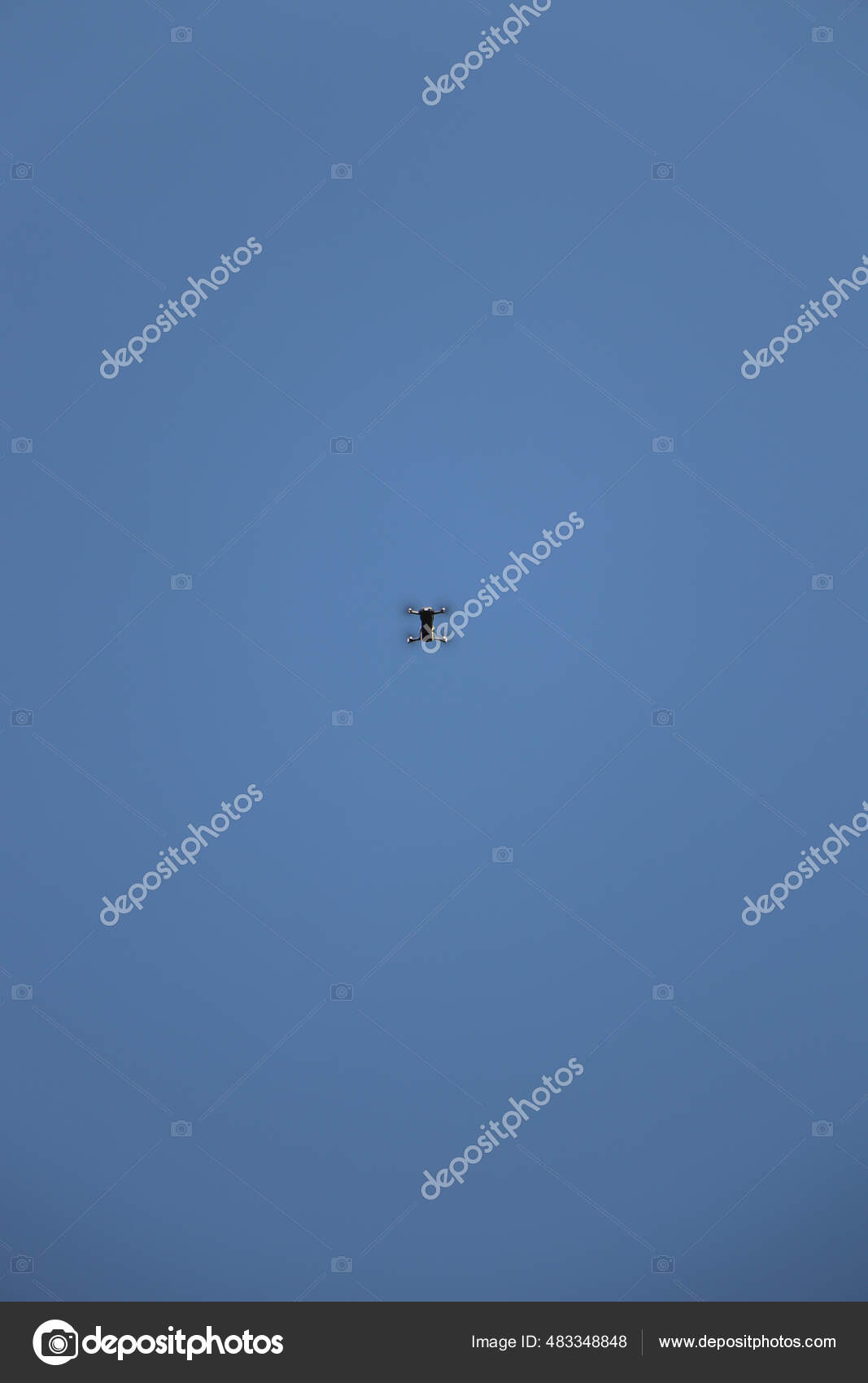 Drone Circling Clear Blue Tenerife Skies — Stock Photo © stepheng ...