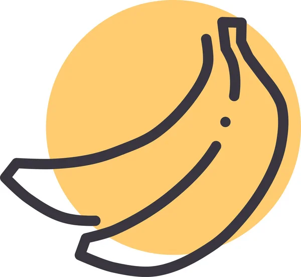 Símbolo de banana Imágenes Vectoriales, Gráfico Vectorial de Símbolo de ...