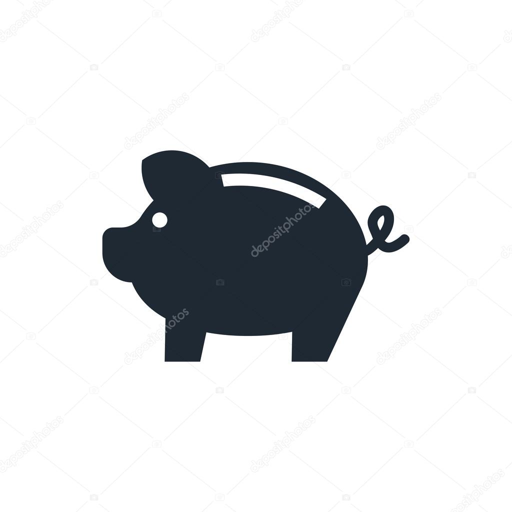 Icon money pig Stock Vector Image by ©Luka007 #72231859