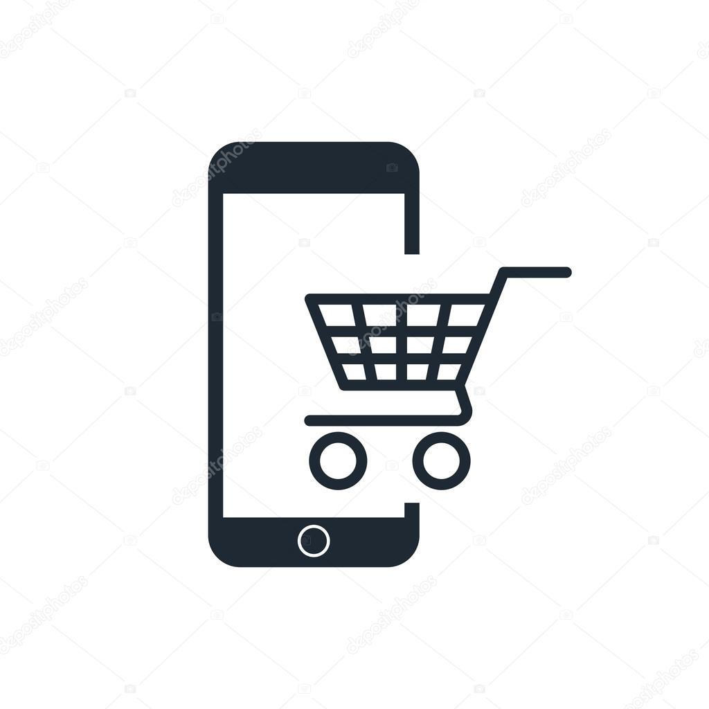 Mobile Shopping Icon