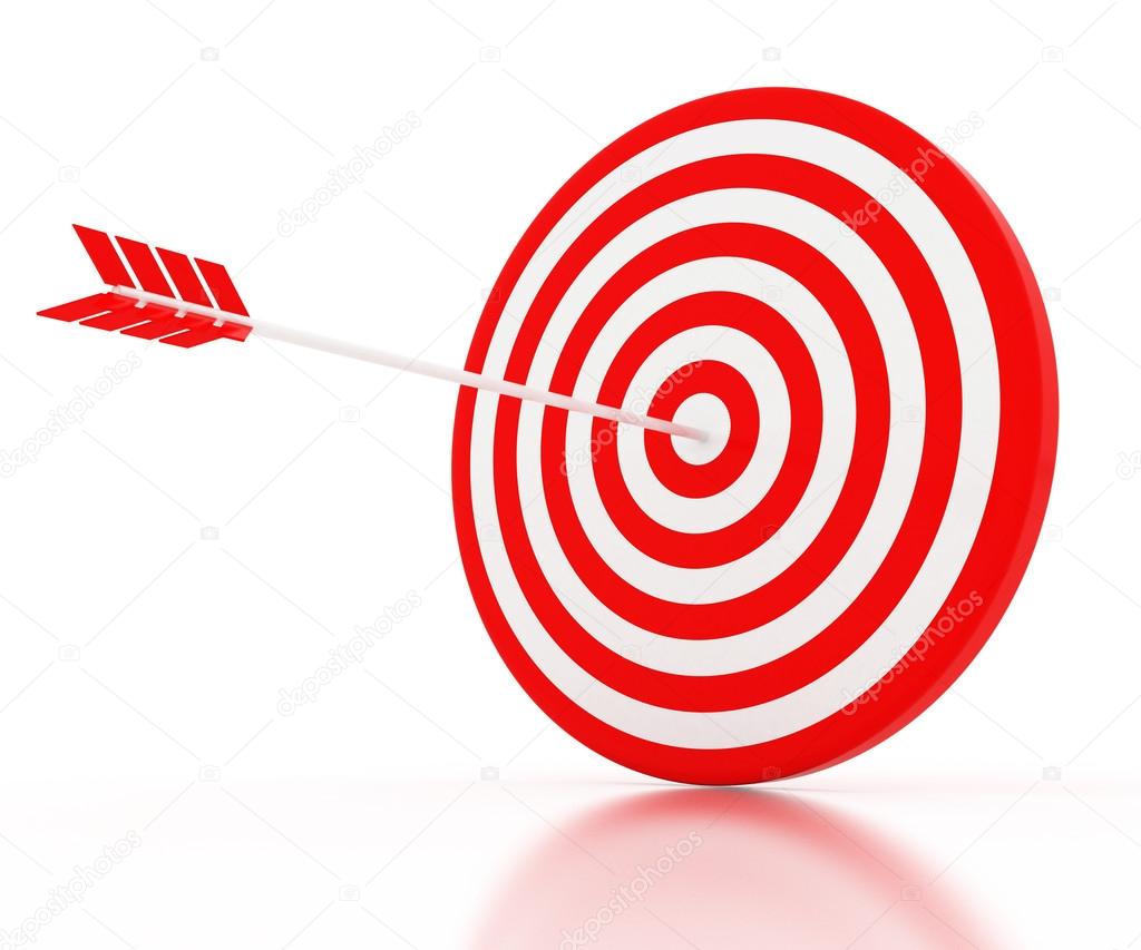 The arrow hit the target ⬇ Stock Photo, Image by © newrossosh #72472439