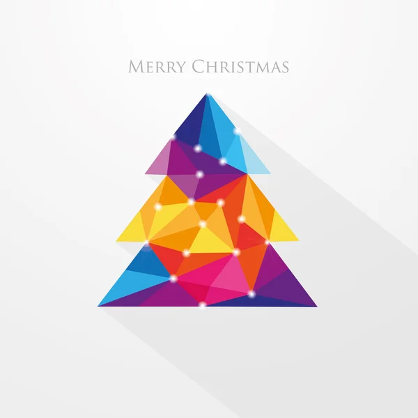Christmas polygon tree Vector Art Stock Images | Depositphotos