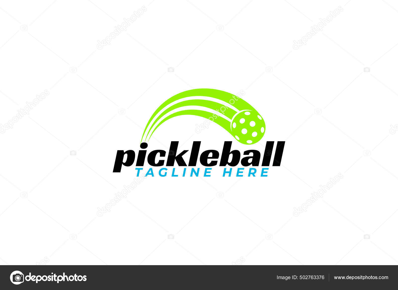 Pickleball Logo Vector Graphic Any Business Especially Sport Team Club ...