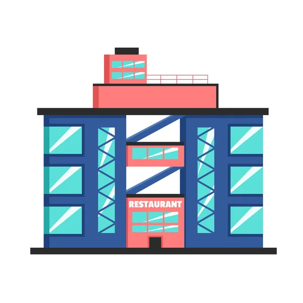 Office building. Flat vector illustration. Constructivism style Stock ... Office building. Flat vector illustration. Constructivism style Stock ...