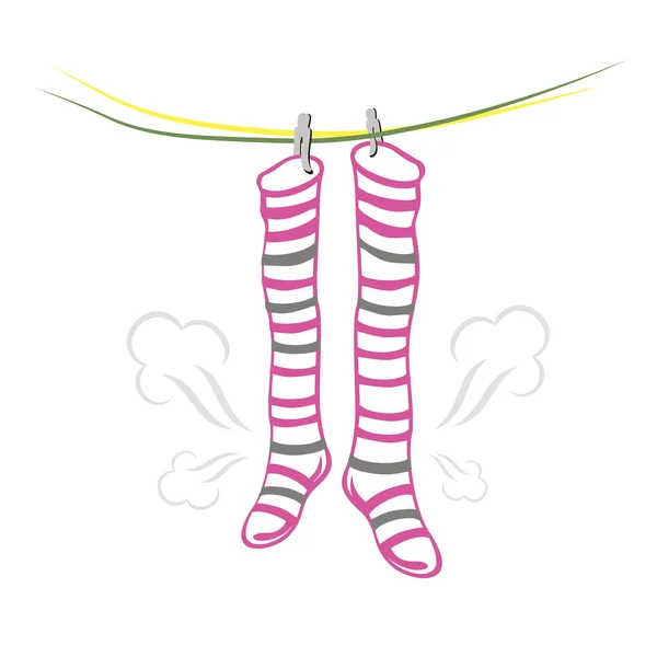 Dirty socks Vector Art Stock Images | Depositphotos